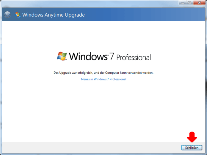 Windows 7 Home Upgrade auf Professional leicht gemacht.